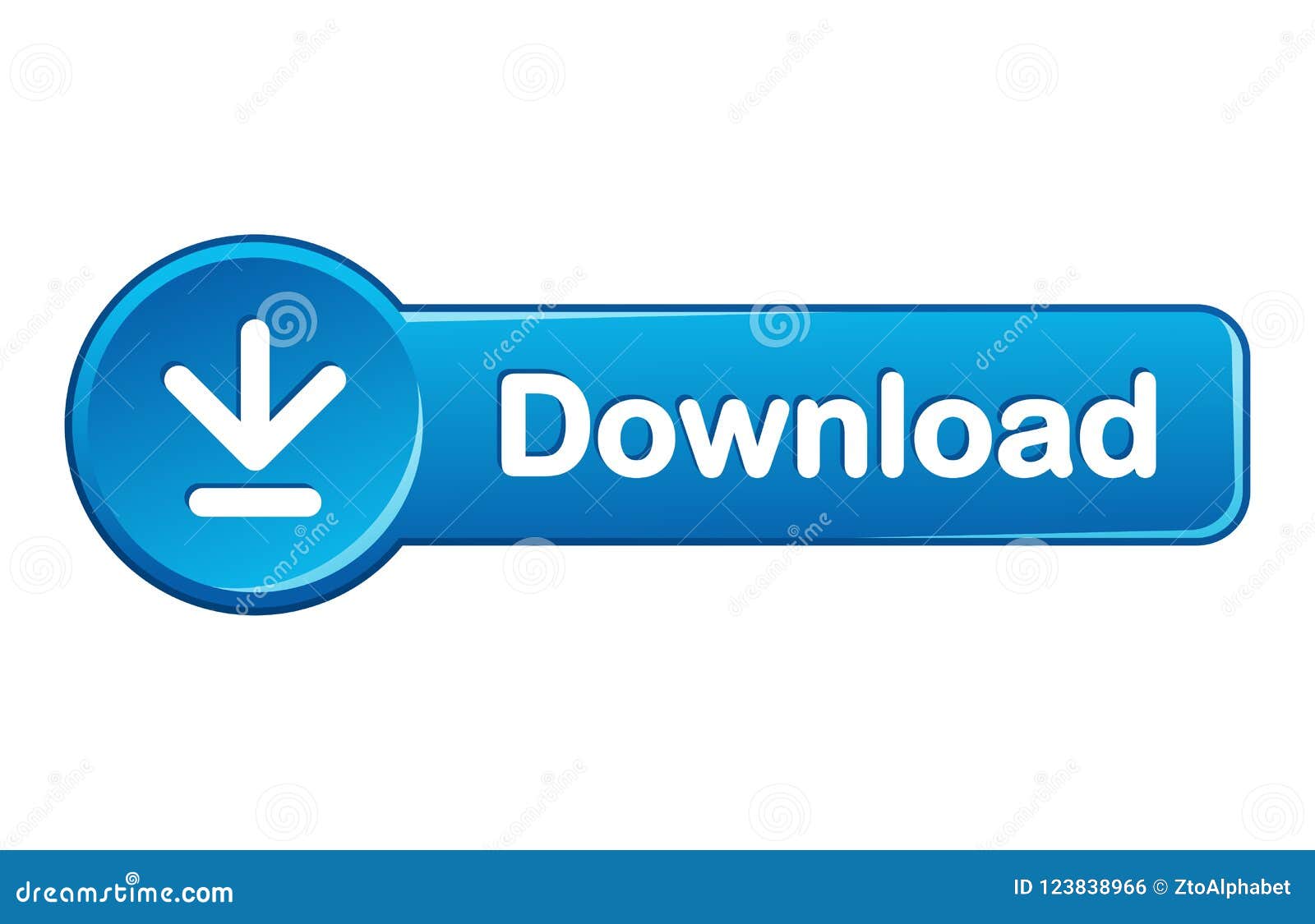 Web Button PDF Download - Vector Illustration - Isolated On White ...