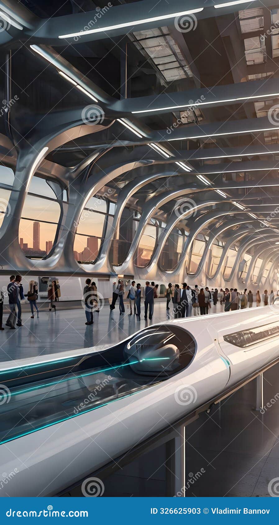 A Concept Design of a Hyperloop Station with Passengers Boarding ...