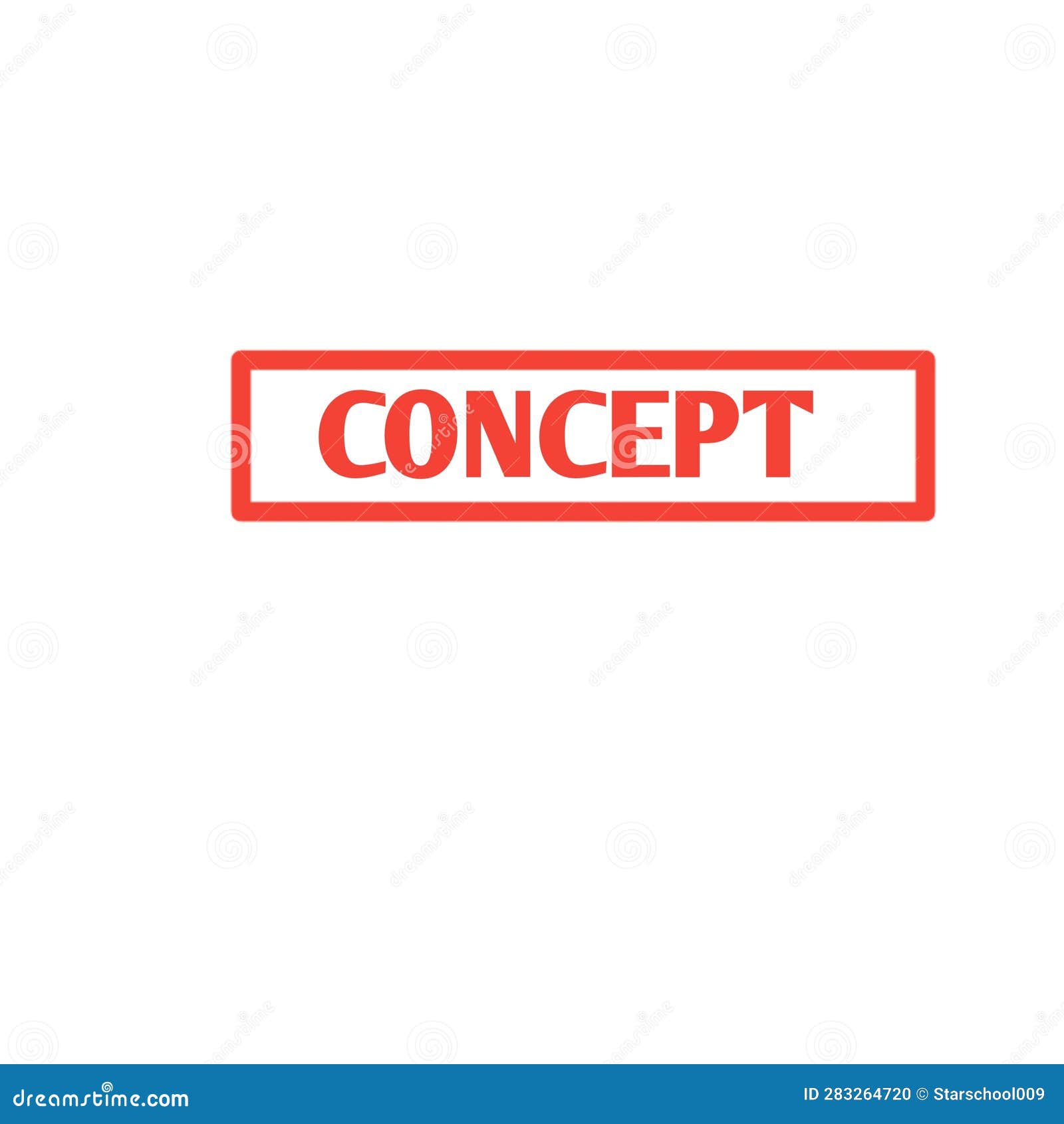CONCEPT DESIGN RED STAMP. stock illustration. Illustration of ...