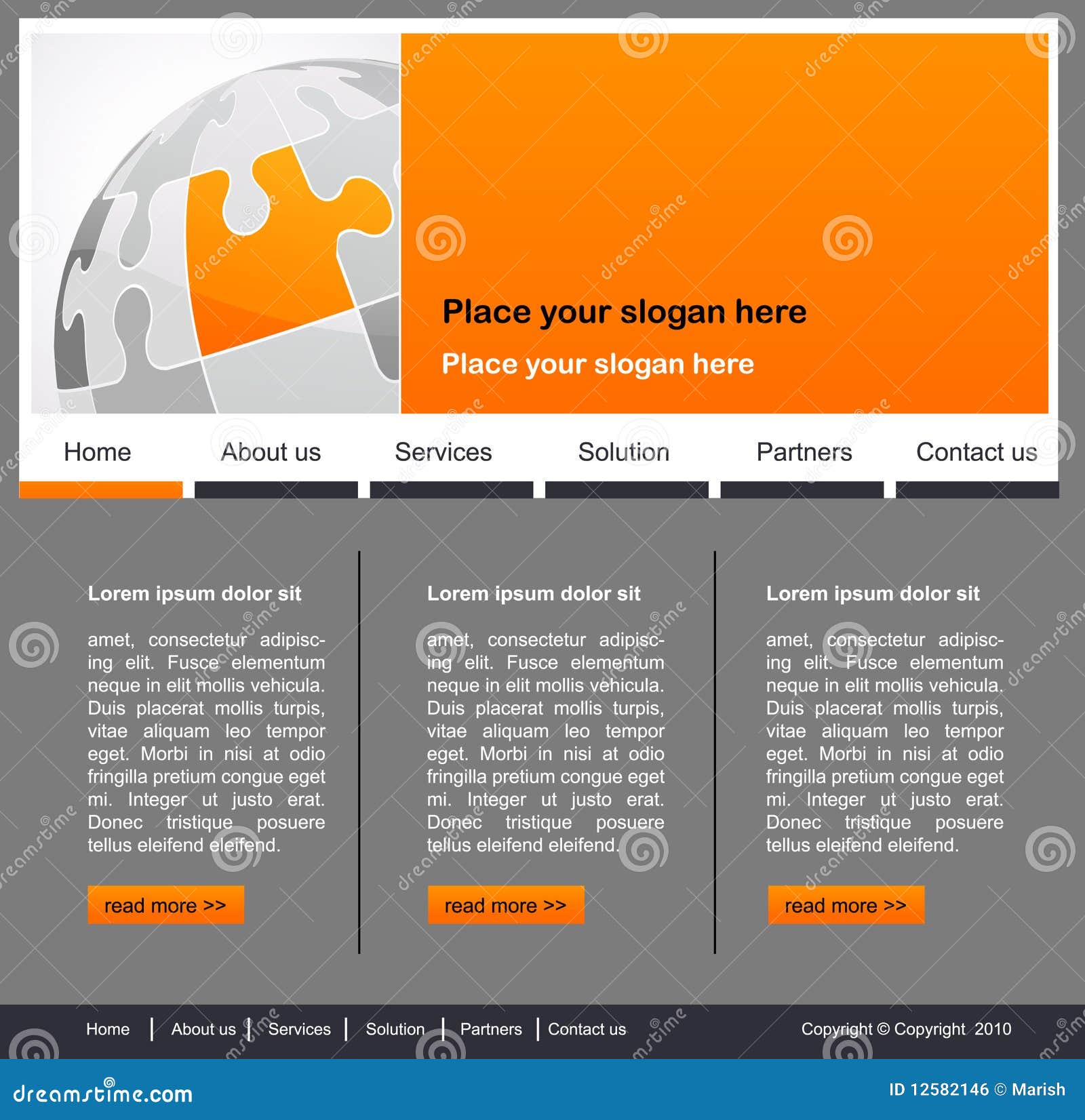 Concept and Design for Website Page Stock Vector - Illustration of idea ...