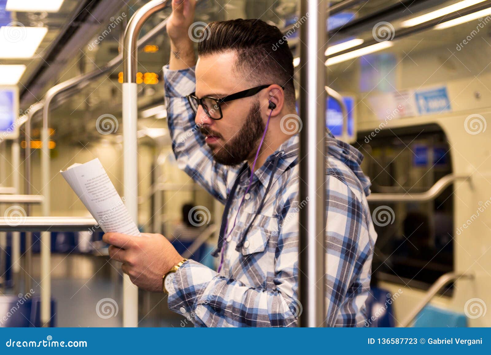 Concept of Determination, Commitment. Smart Scholar Wearing Glasses in ...