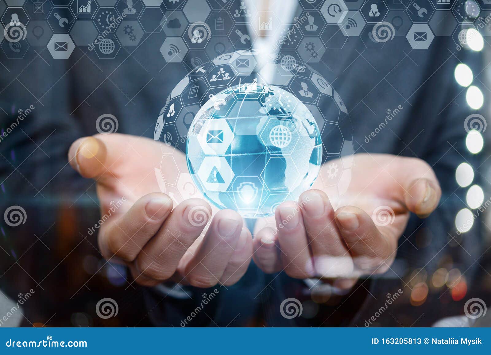Concept Development and Support of Global Business Stock Image - Image ...