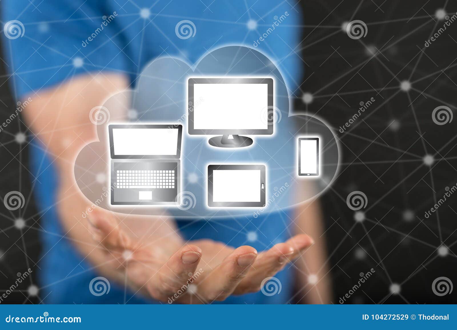 Concept of Devices Connection Stock Image - Image of technology, tablet ...
