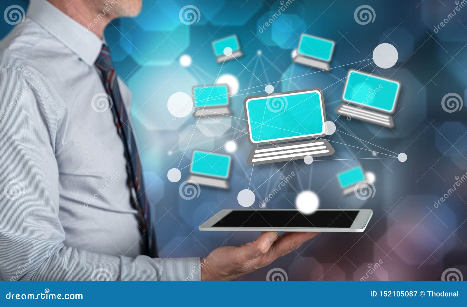 Concept Of Devices Connection Stock Image - Image of connect ...