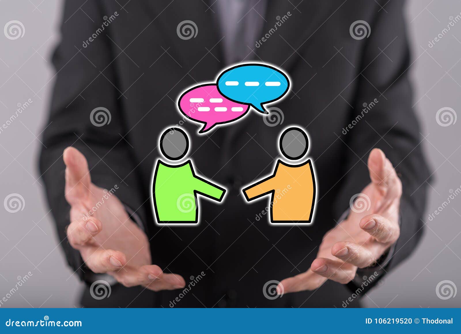 Concept of dialog stock photo. Image of discussion, bubble - 106219520