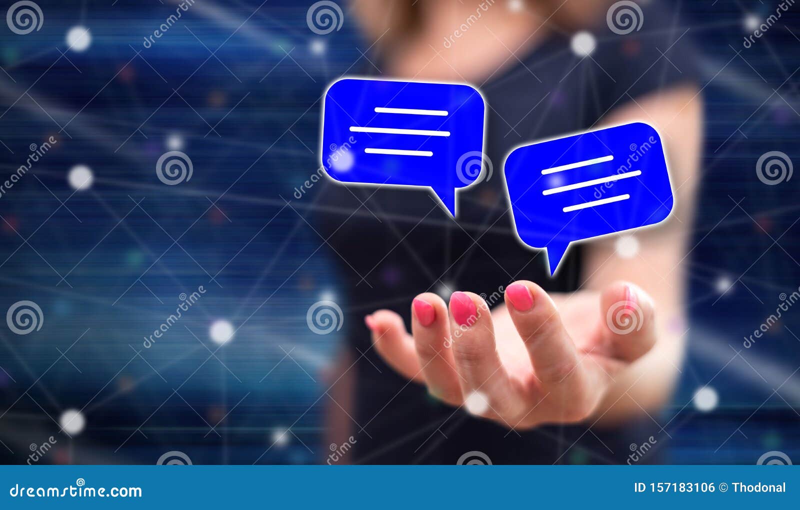 Concept of dialogue stock photo. Image of dialogue, speech - 157183106