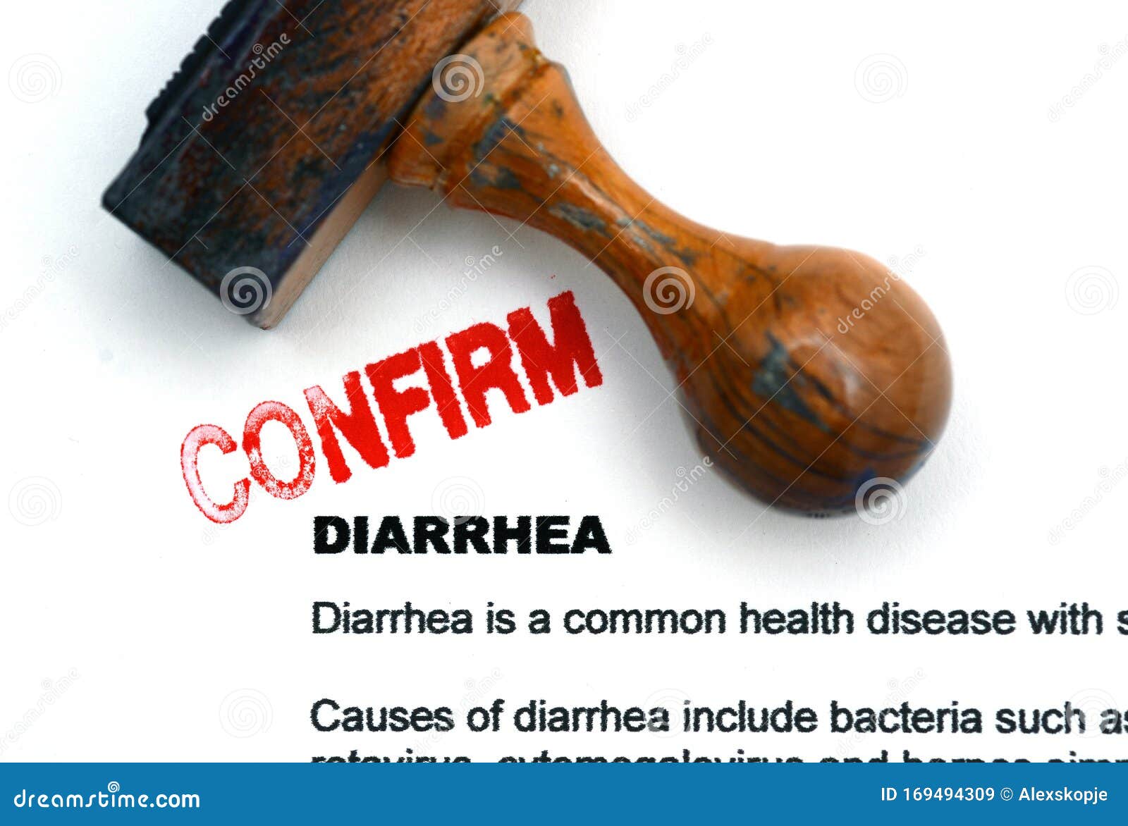 Diarrhea confirm stock image. Image of confirmation - 169494309