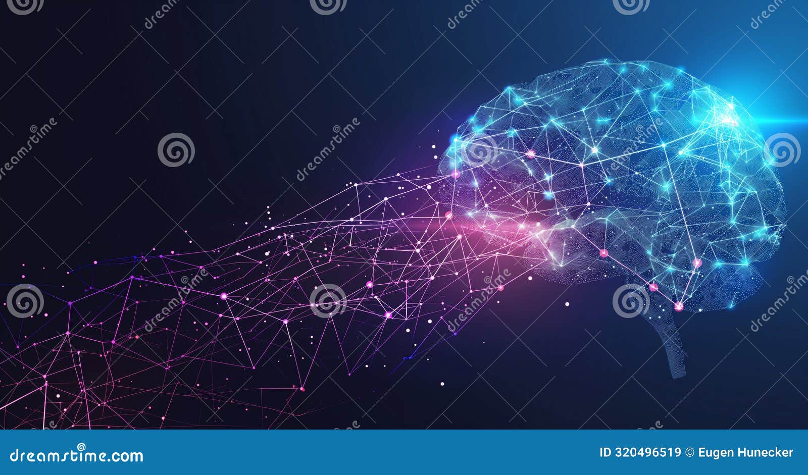 Concept on Digital Brain Network, AI, and Neural Connections in ...