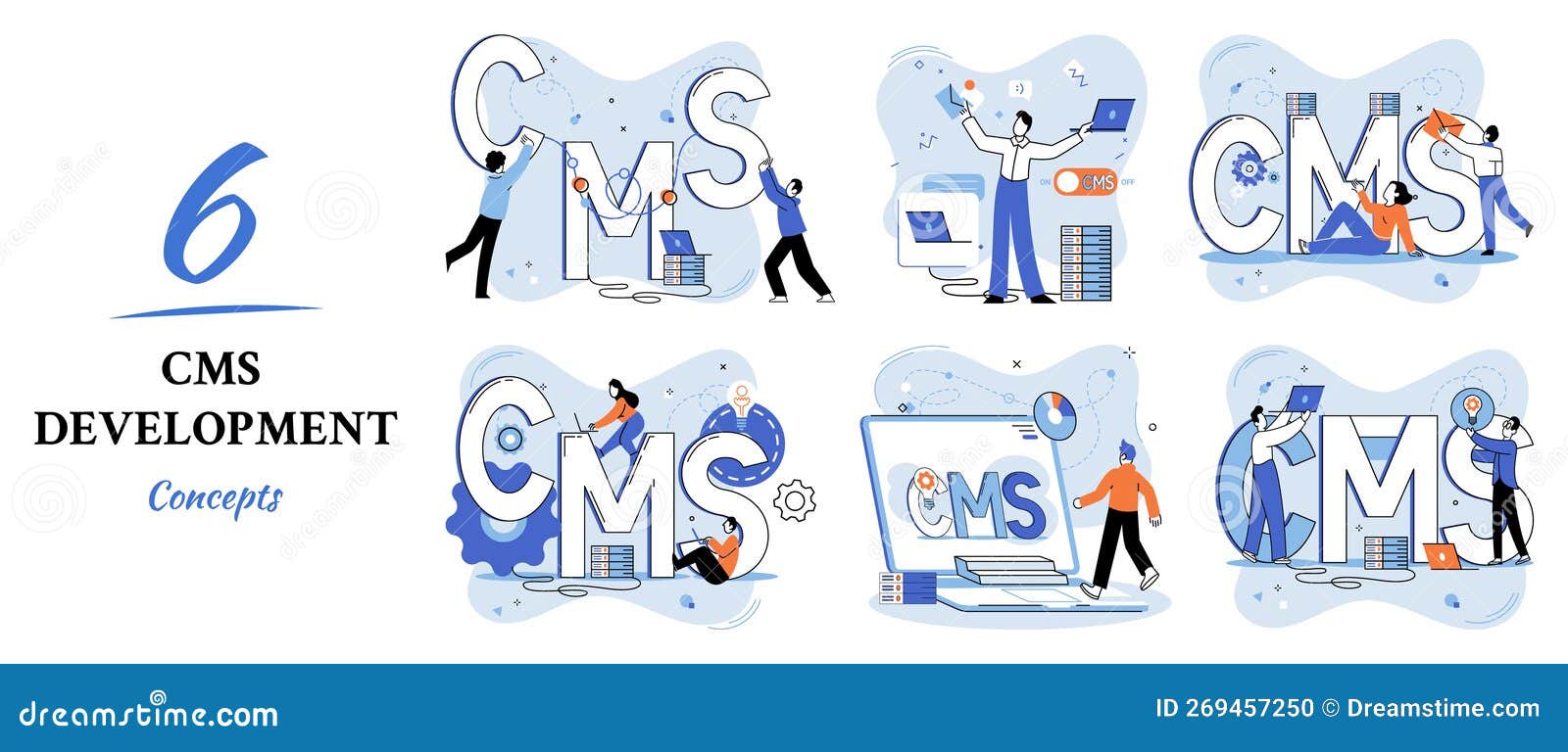 Concept of Digital Content Management System, CMS Development Software ...