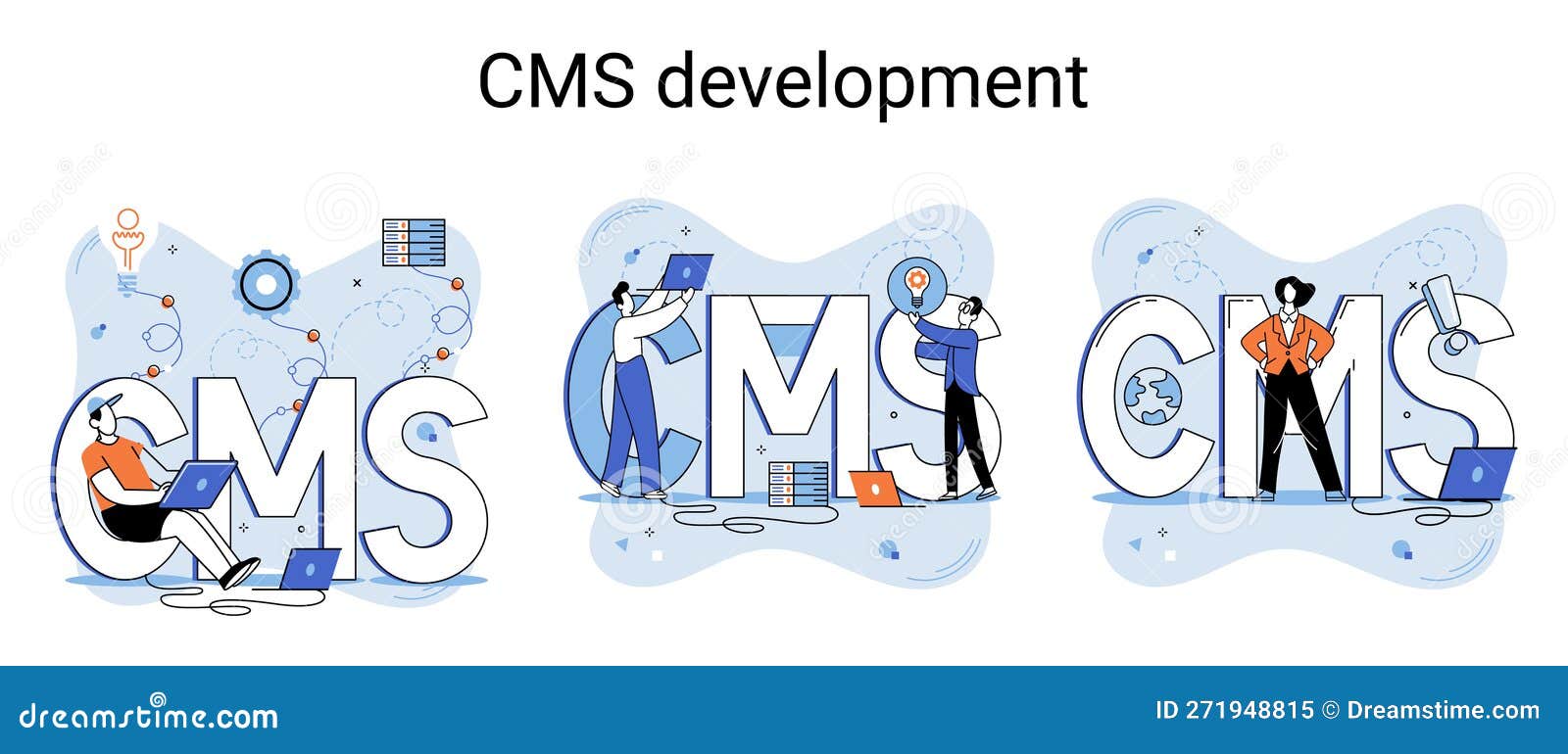 Concept of Digital Content Management System, CMS Development Software ...