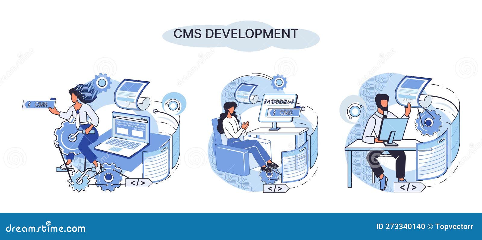 Concept of Digital Content Management System, CMS Development Software ...