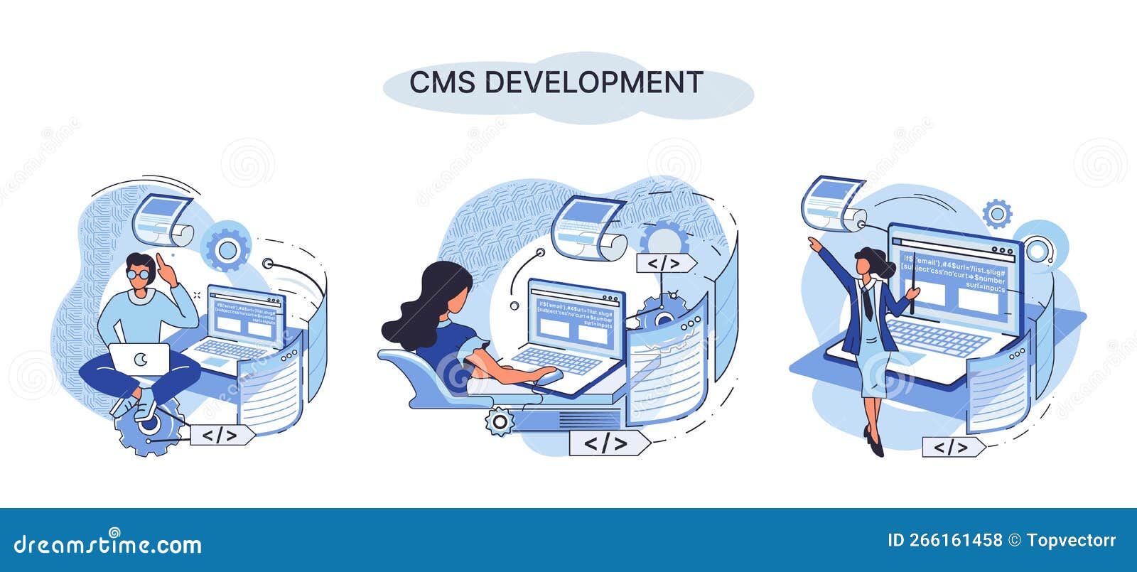 Concept of Digital Content Management System, CMS Development Software ...