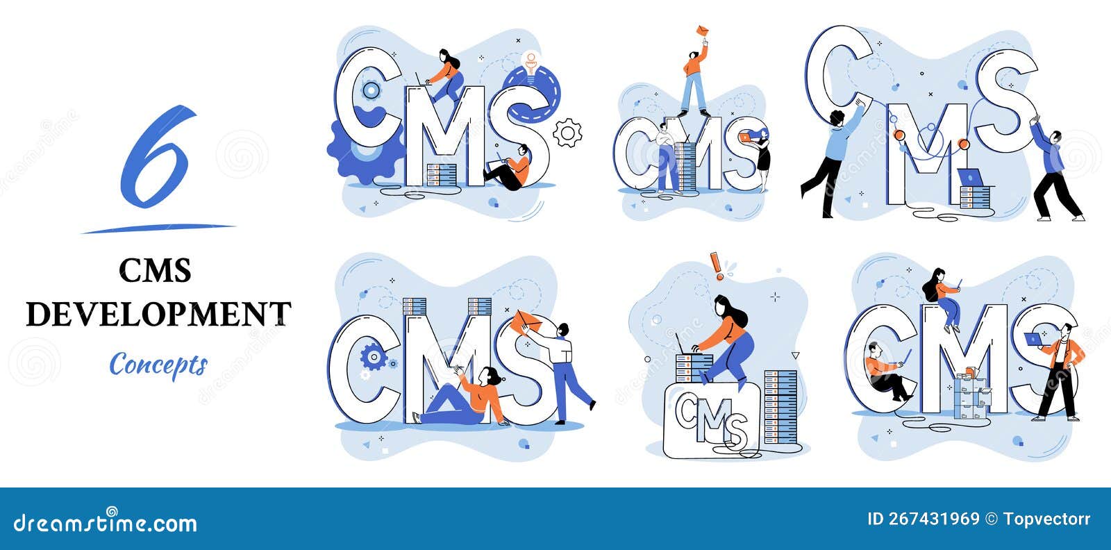 Concept of Digital Content Management System, CMS Development Software ...