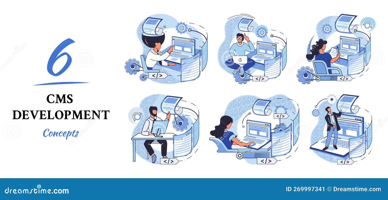 Concept of Digital Content Management System, CMS Development Software ...