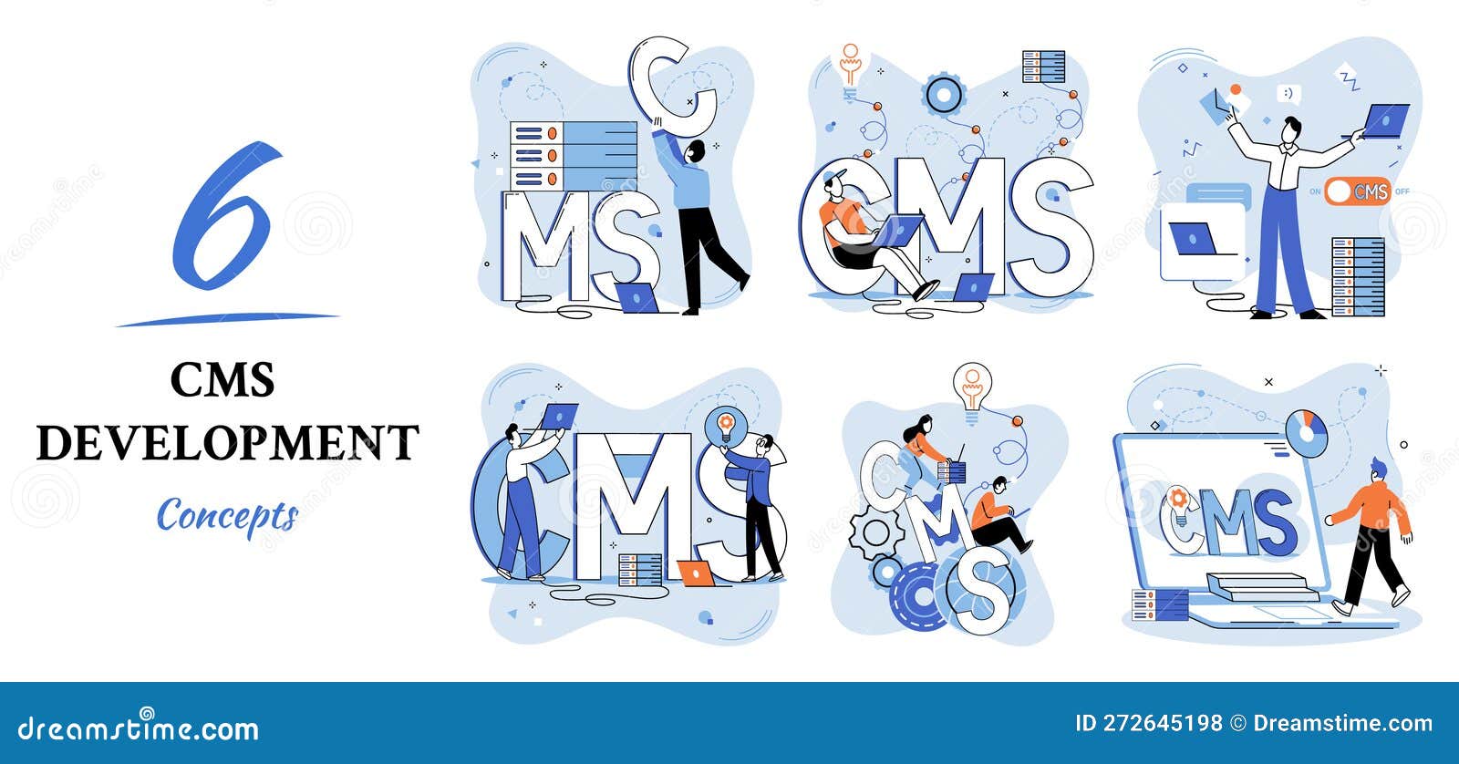 Concept of Digital Content Management System, CMS Development Software ...