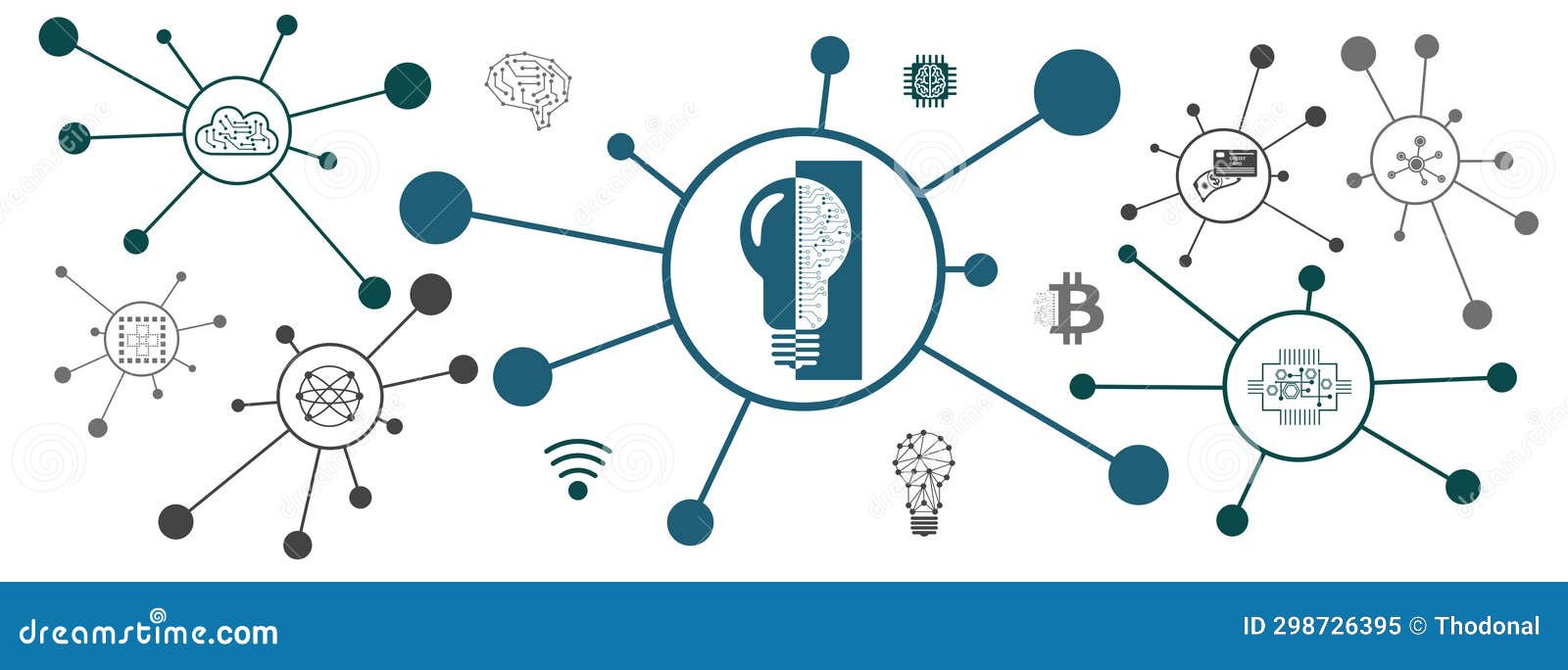 Concept of Digital Disruption Stock Illustration - Illustration of ...