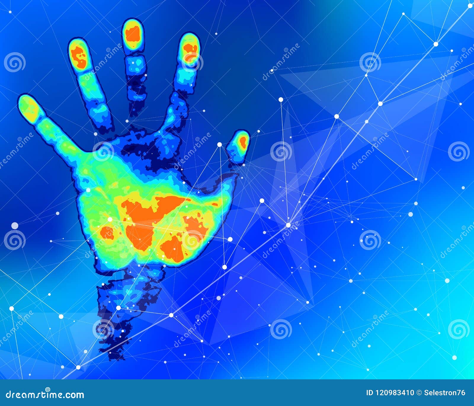 Concept of Digital Identification and Recognition Technologies Stock ...