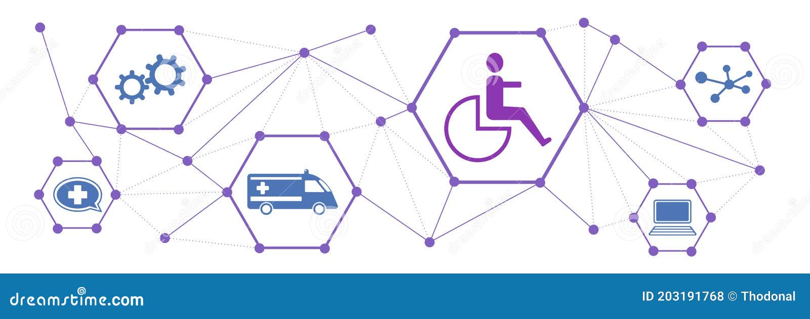 Concept of disability stock illustration. Illustration of concept ...