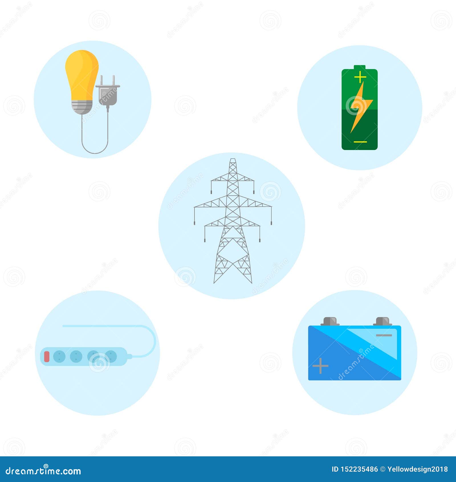 Concept Distribution Energy. Power Distribution and Safe Energy Stock ...