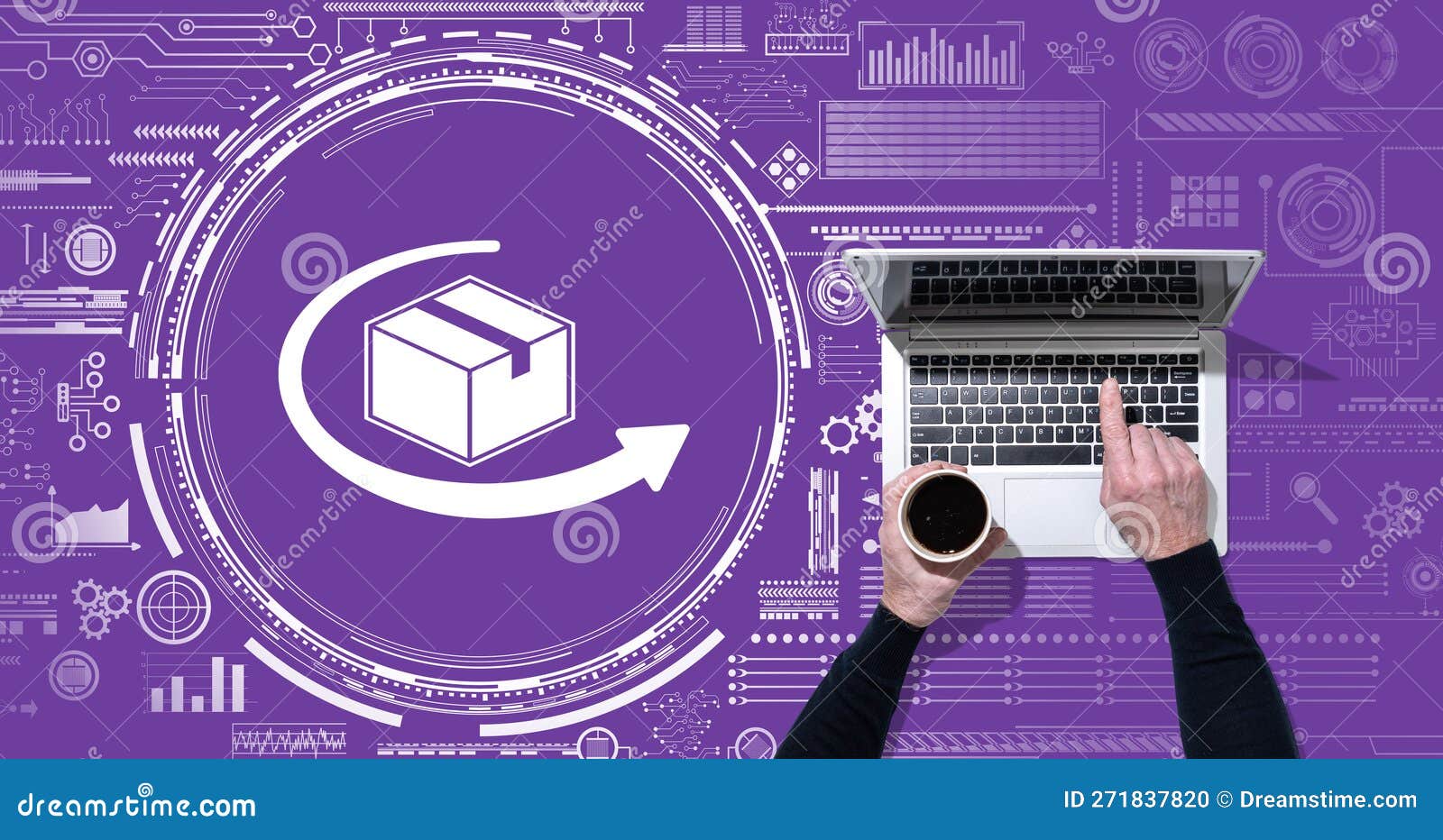 Concept of distribution stock photo. Image of concept - 271837820