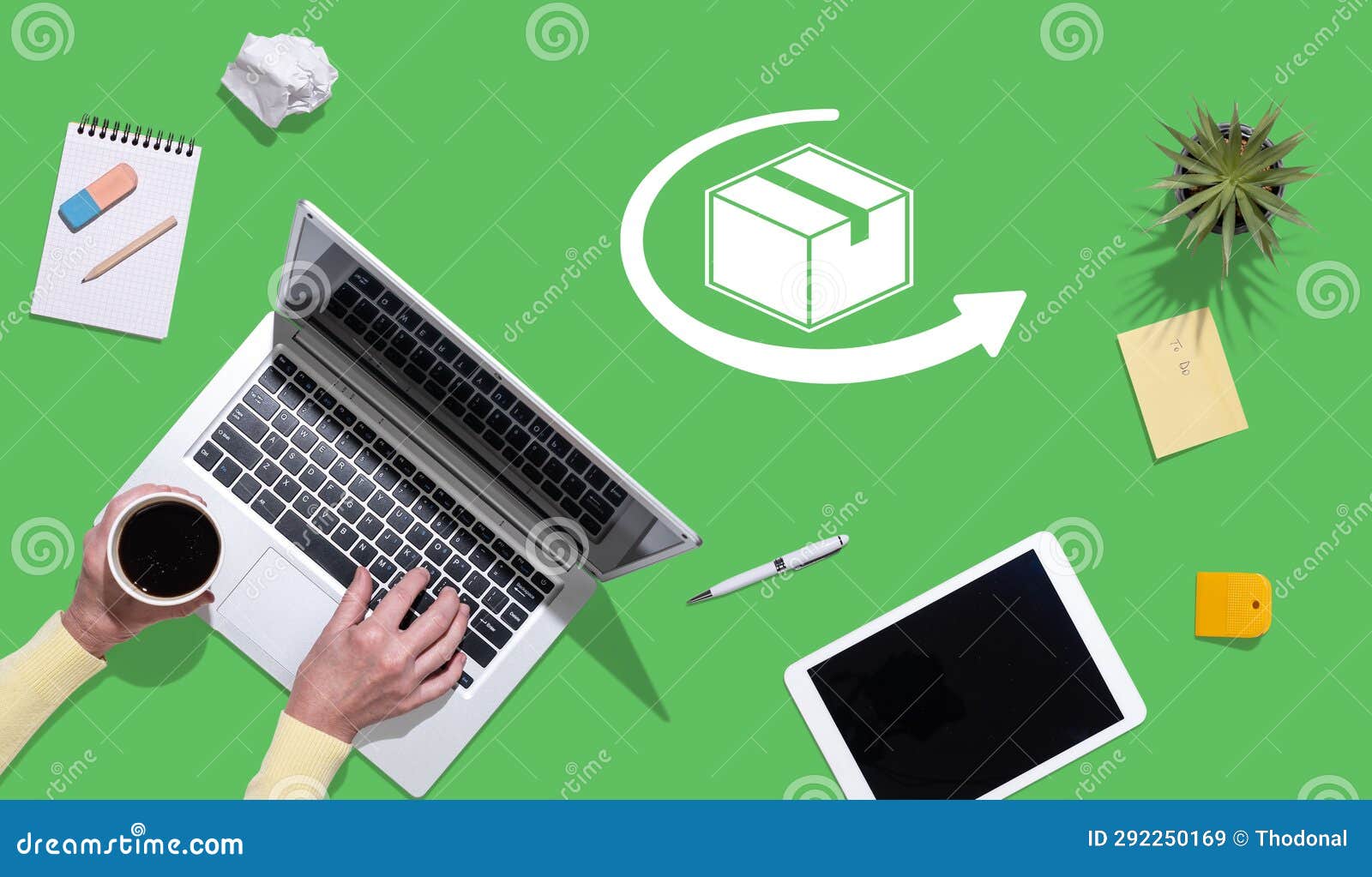 Concept of distribution stock image. Image of business - 292250169