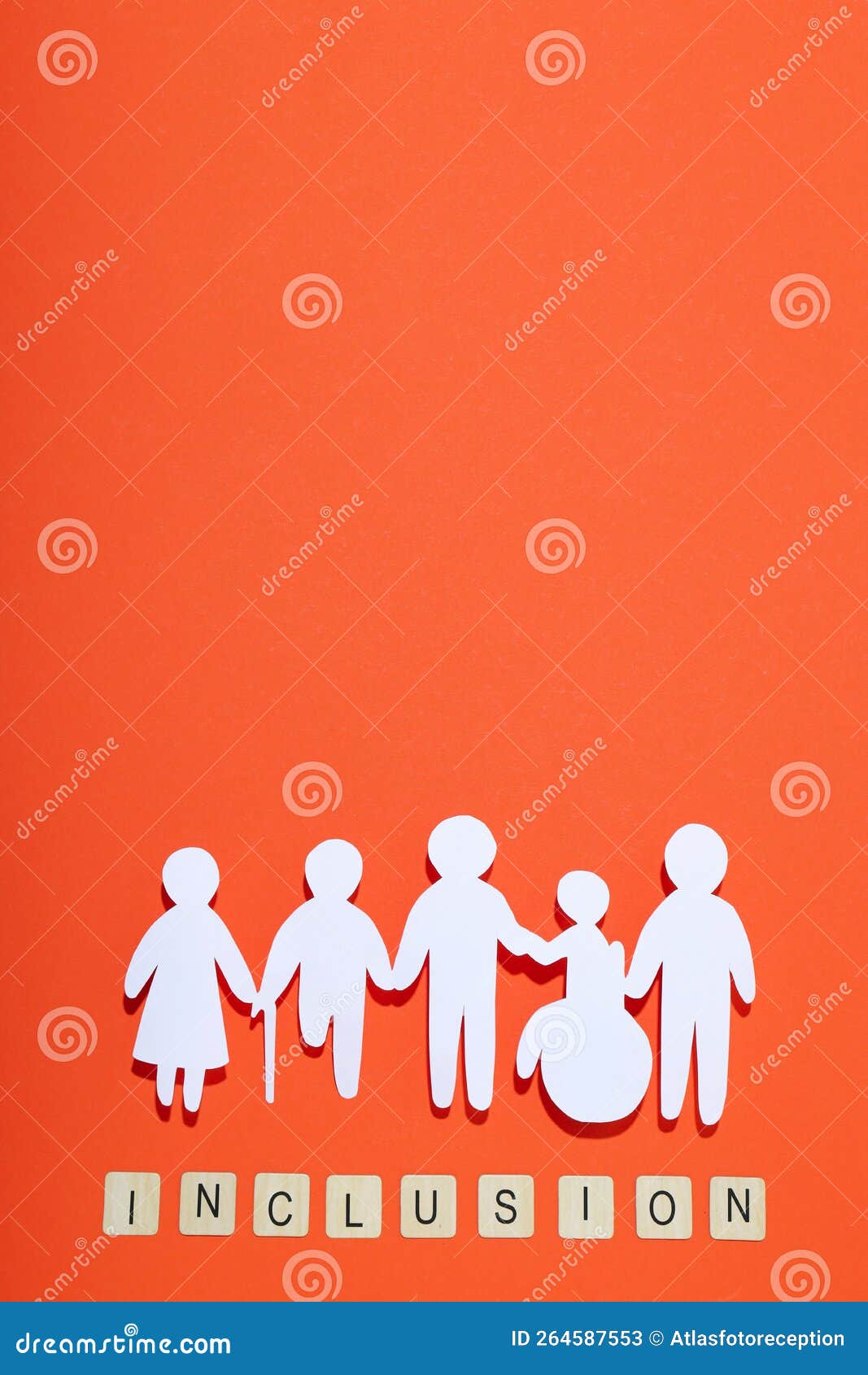 Concept of Diversity, Inclusion and Equality, Space for Text Stock ...