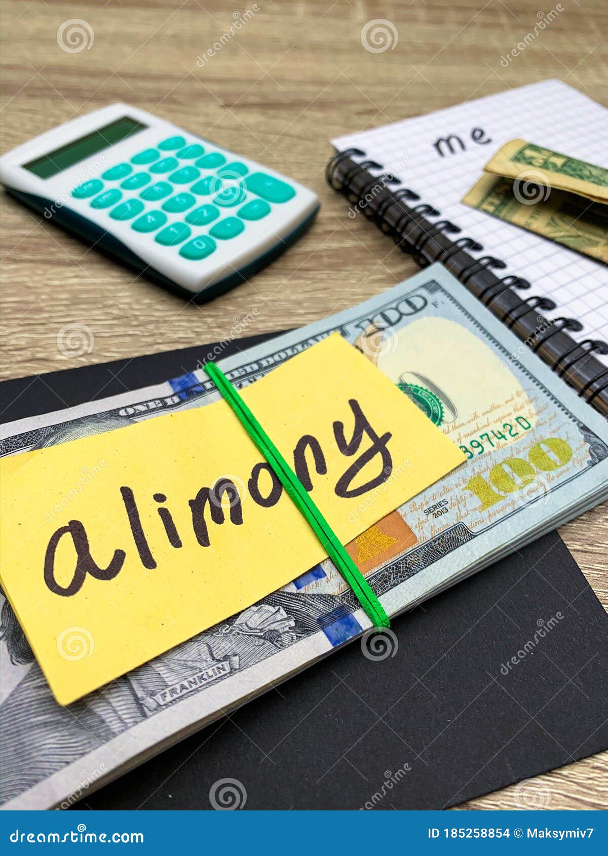 The Concept of Divorce, Payment of Alimony Stock Photo - Image of ...