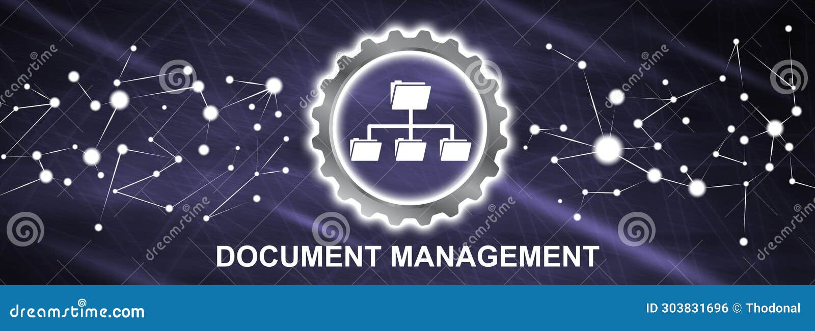 Concept of Document Management Stock Illustration - Illustration of ...