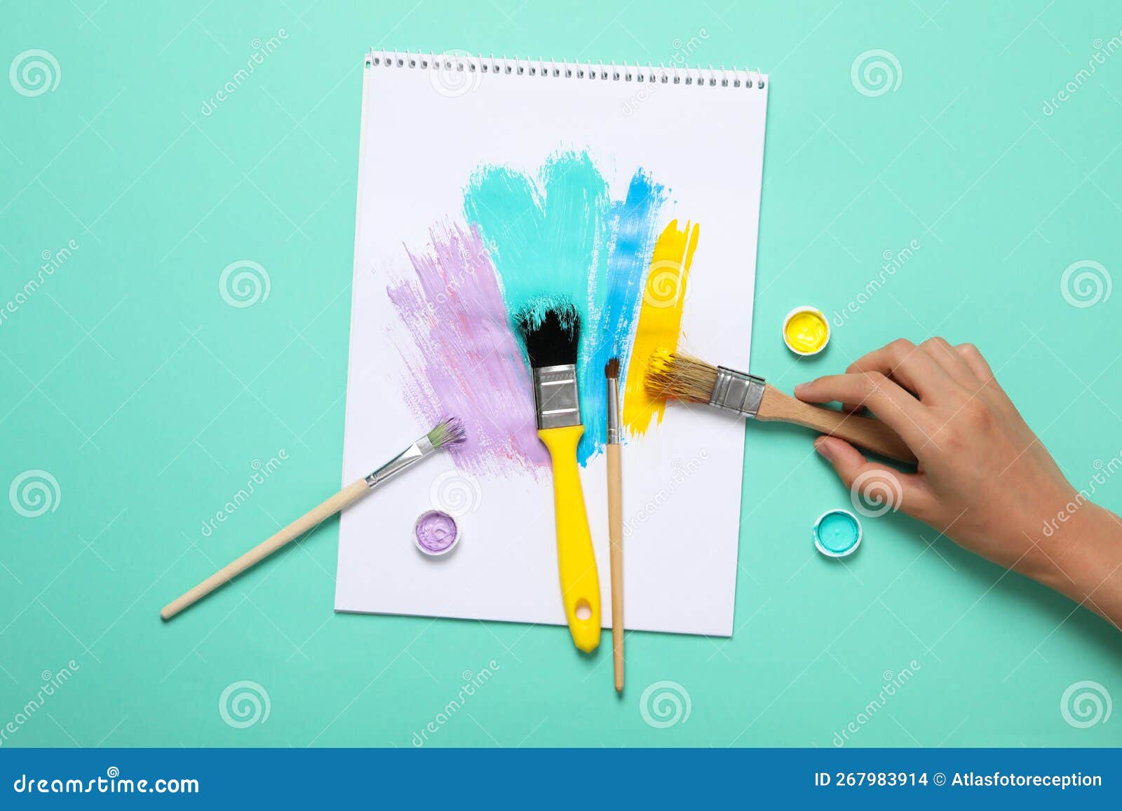 Concept of Drawing, Creativity in Drawing and Art Stock Photo - Image ...