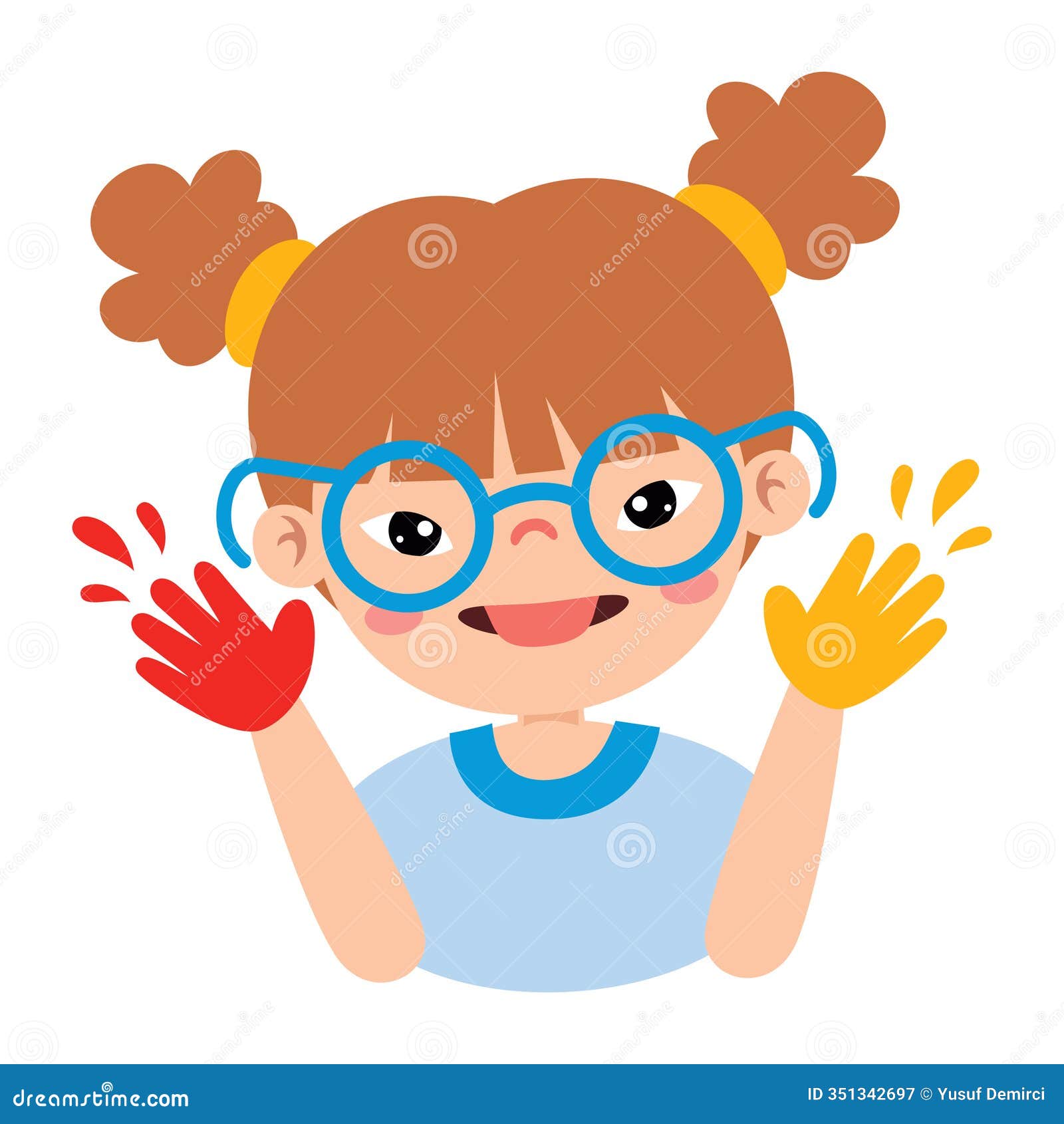 Concept Drawing for Down Syndrome Awareness Stock Illustration ...