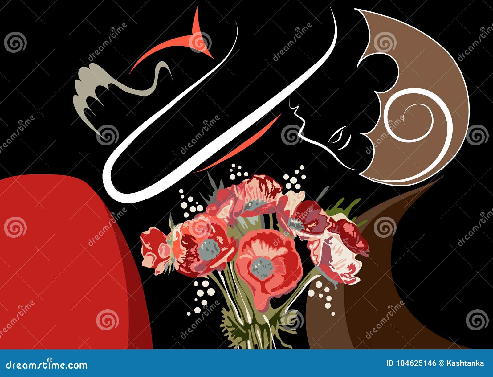 Graphic Illustration with Decorative Opiates 4 Stock Vector ...