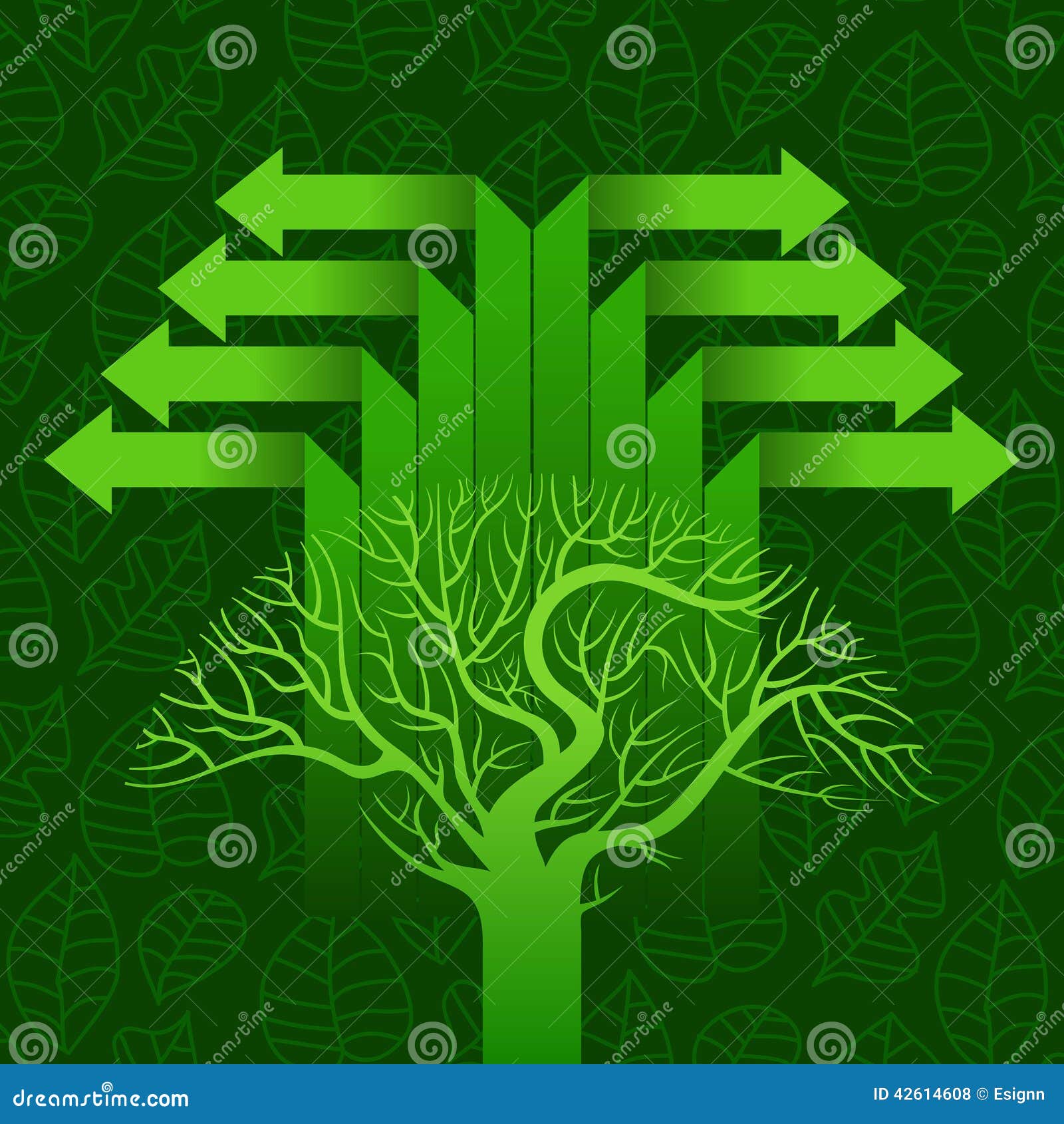 Concept of an Ecological Theme, Stock Vector - Illustration of growth ...