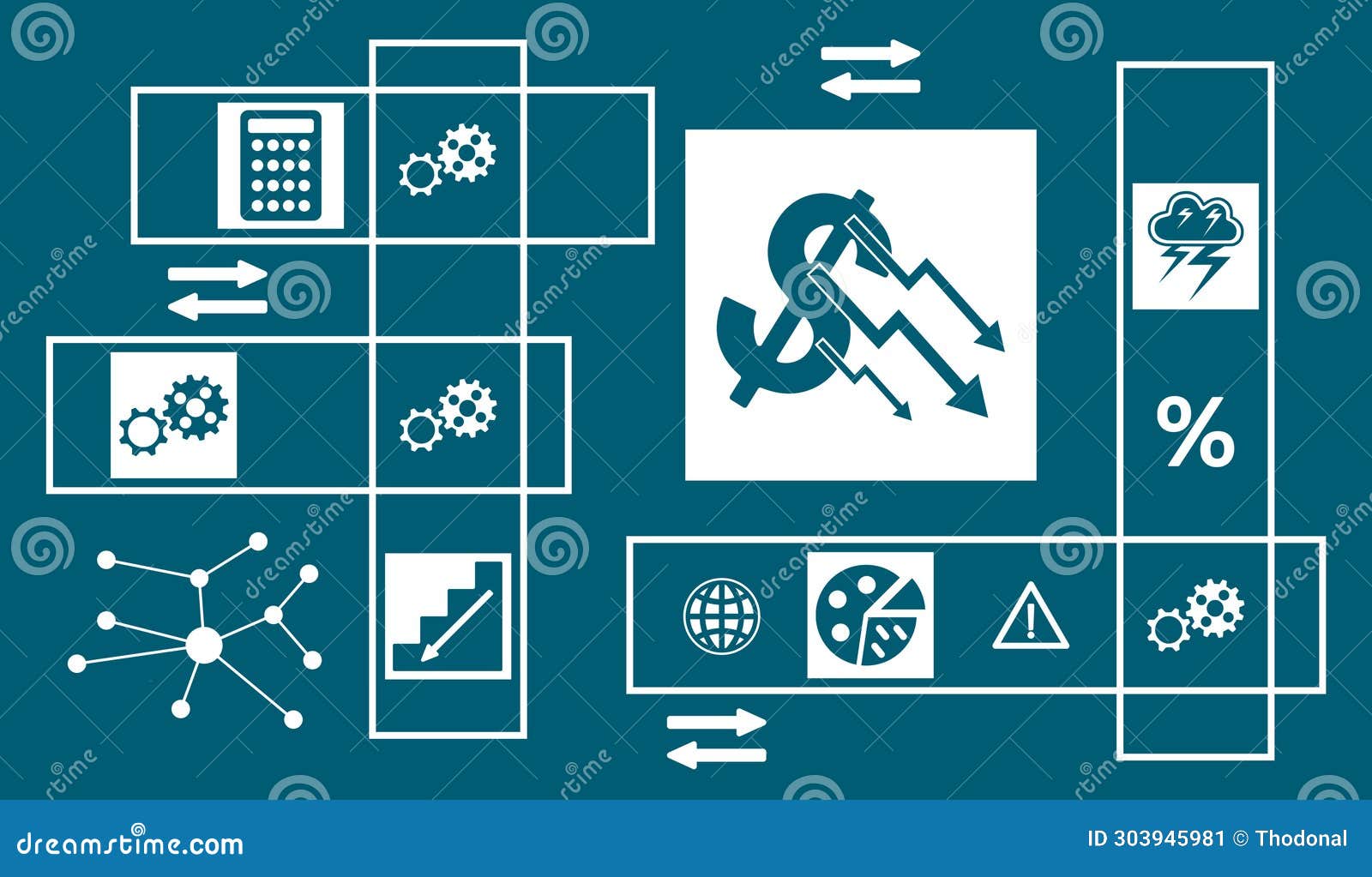 Economic Collapse Definition . Looking Down At The Falling Arrow ...