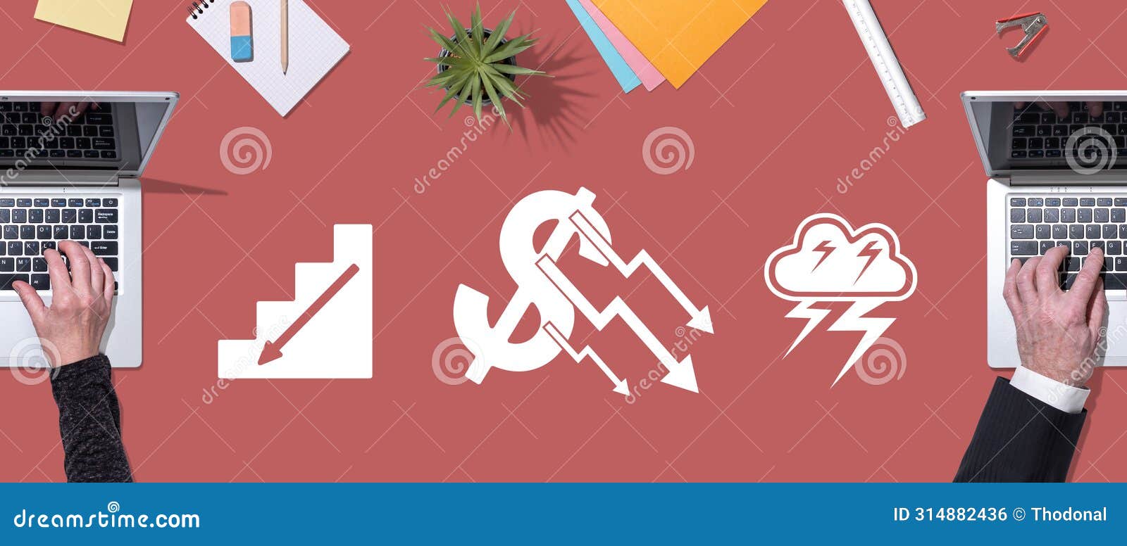 Concept of Economic Collapse Stock Photo - Image of global, bankruptcy ...