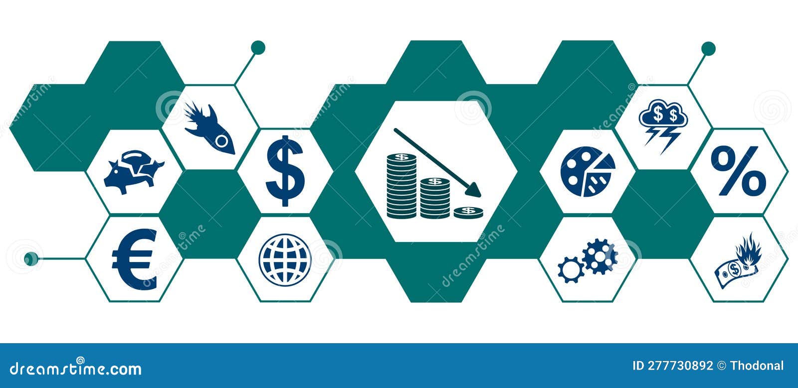Concept of economic crash stock illustration. Illustration of crisis ...