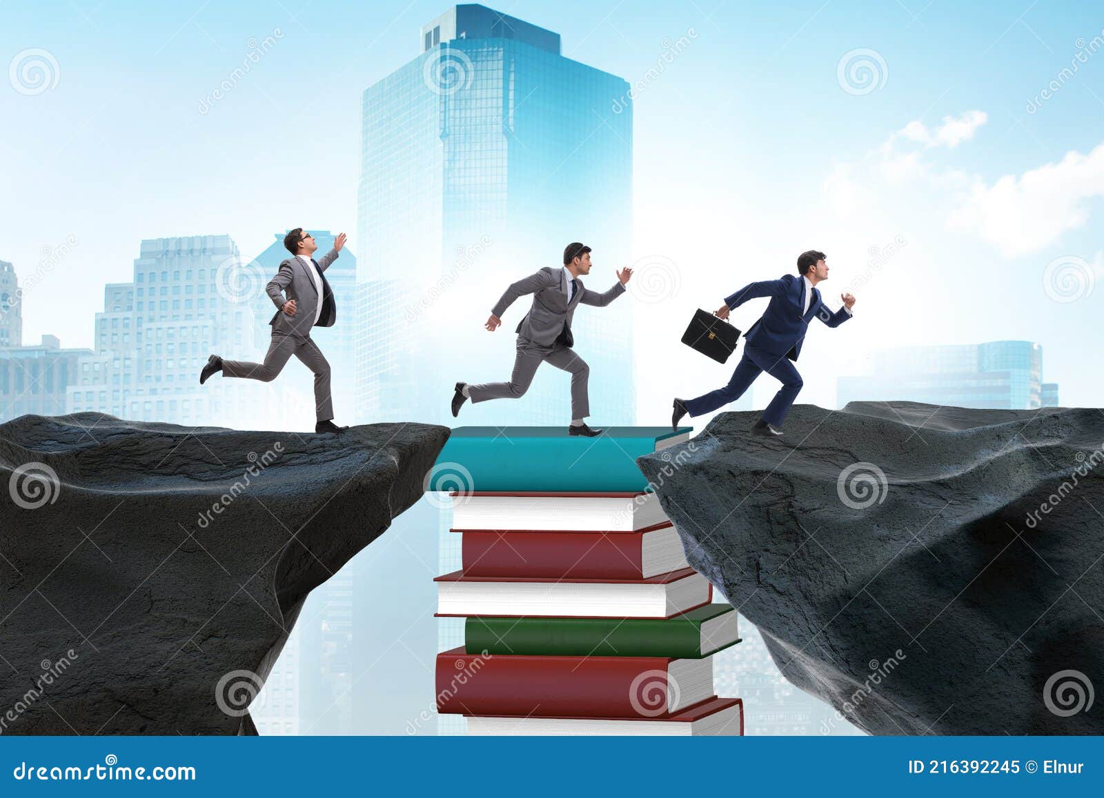 Concept of Education in Business with Business People Stock Image ...