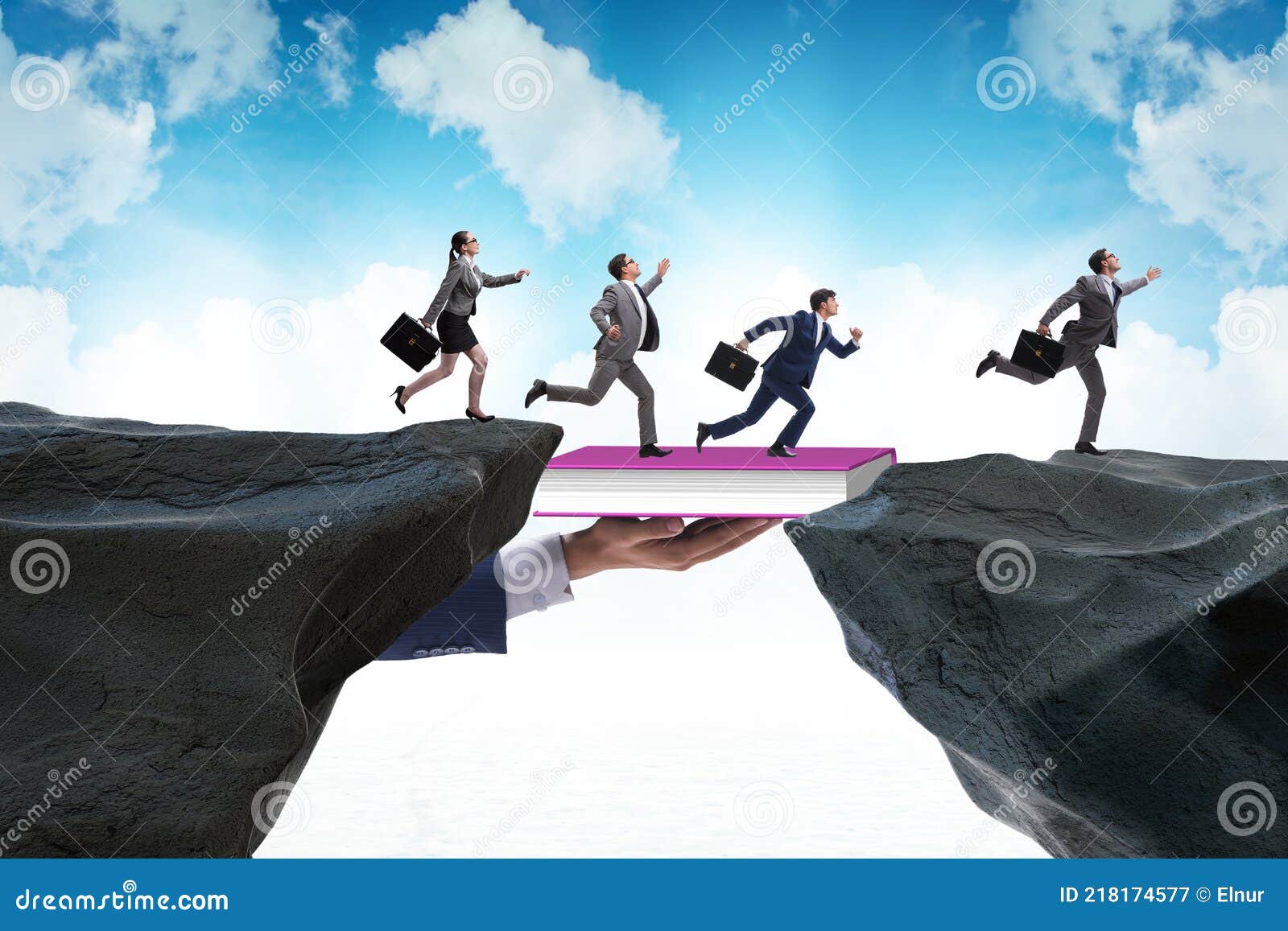 Concept of Education in Business with Business People Stock Image ...