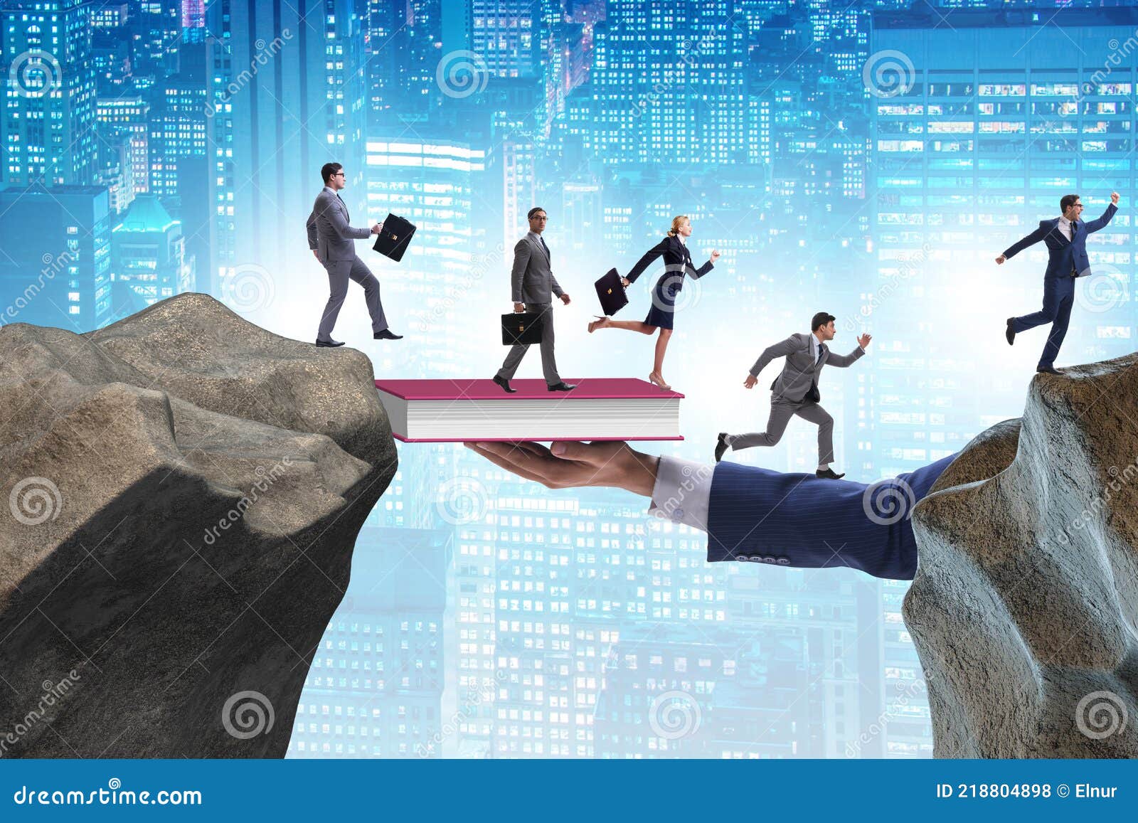 Concept of Education in Business with Business People Stock Photo ...