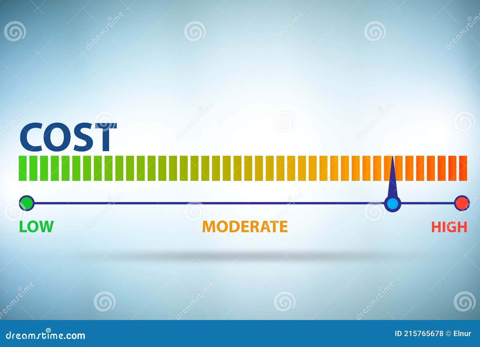 Concept of Effective Cost Management Stock Illustration - Illustration ...