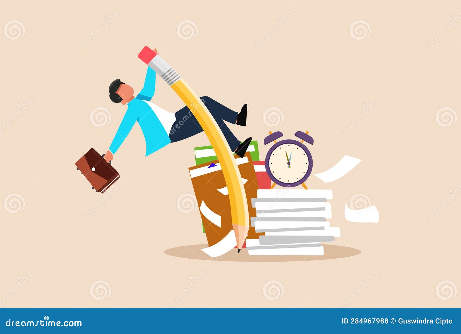 Concept of Effective and Productive. Stock Vector - Illustration of ...