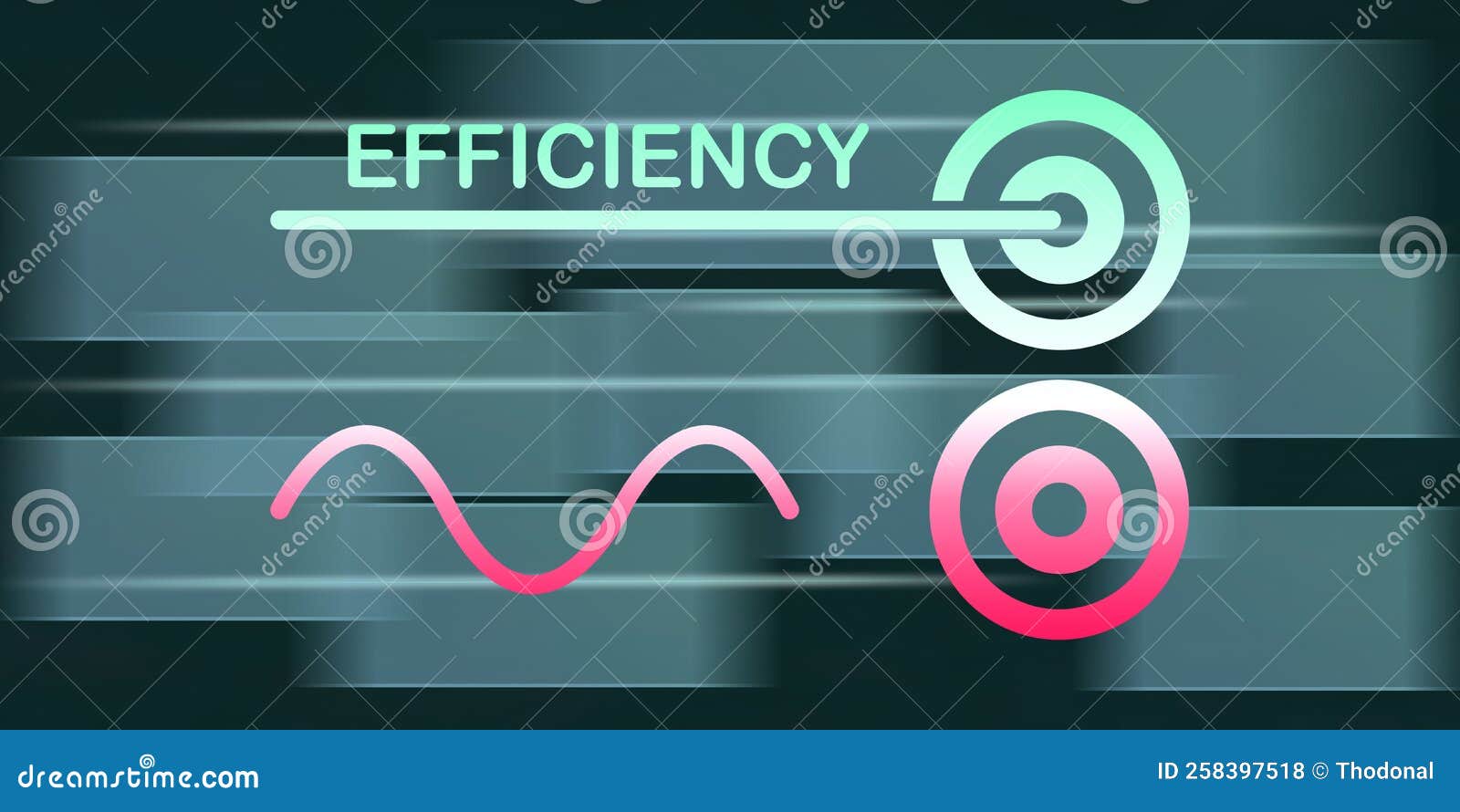 Concept of efficiency stock illustration. Illustration of innovative ...