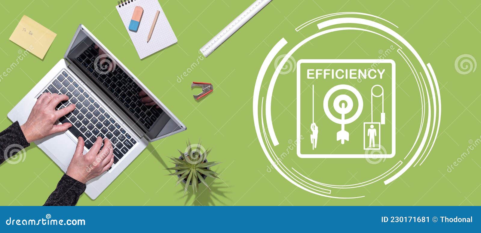 Concept of efficiency stock image. Image of progress - 230171681