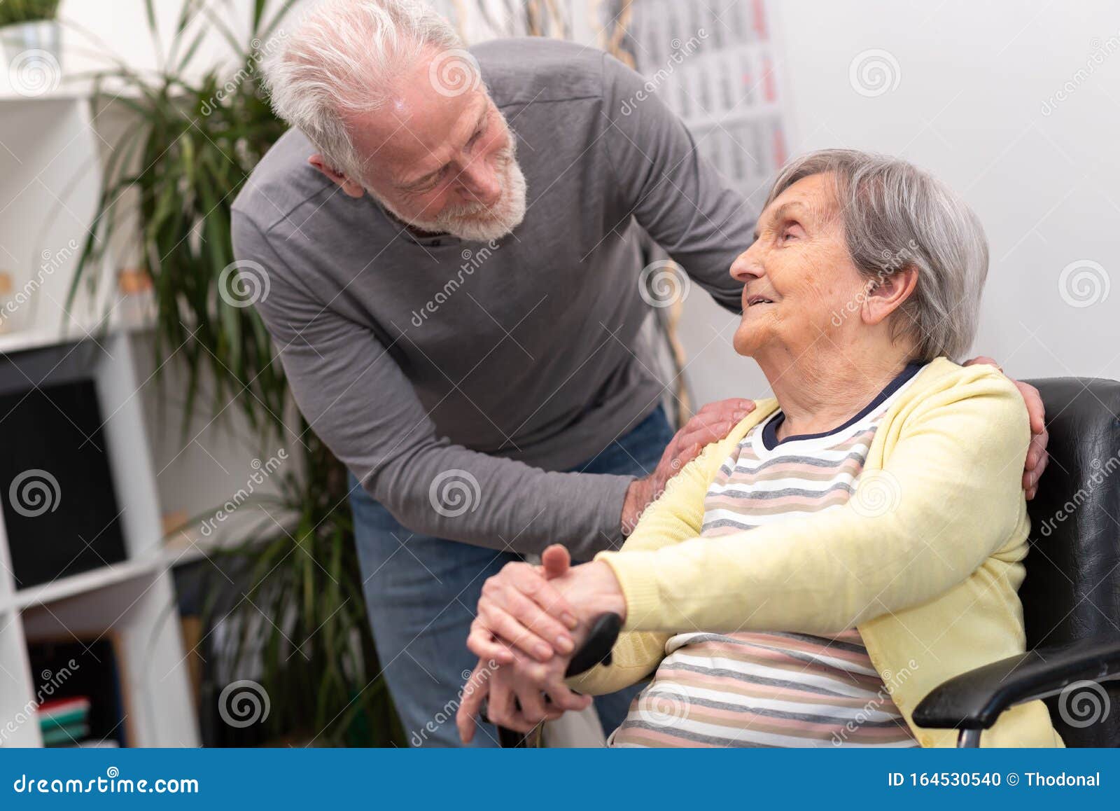 Concept of elderly support stock photo. Image of home - 164530540