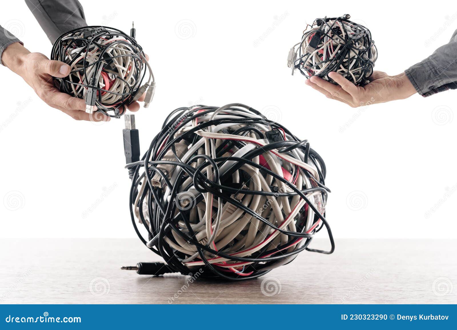 Concept of Electrical Waste Stock Photo - Image of cable, equipment ...