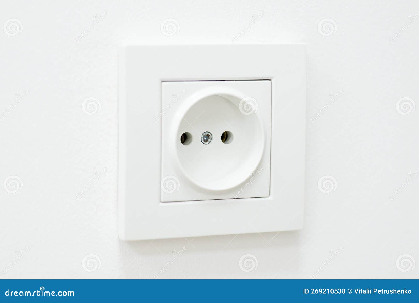 Close Up of White Electric Outlet on White Background Stock Photo ...