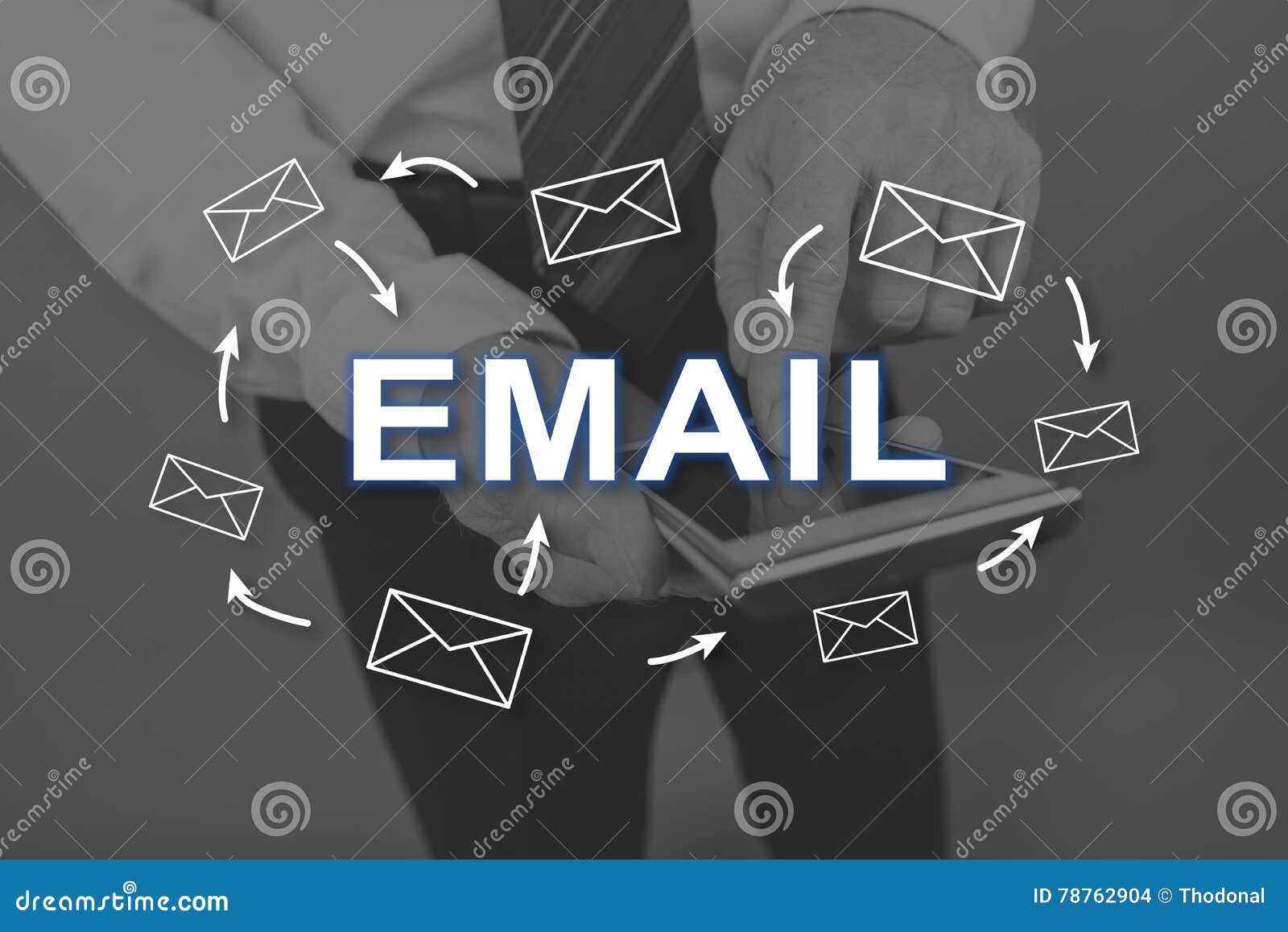 Concept of email stock photo. Image of connection, envelope - 78762904