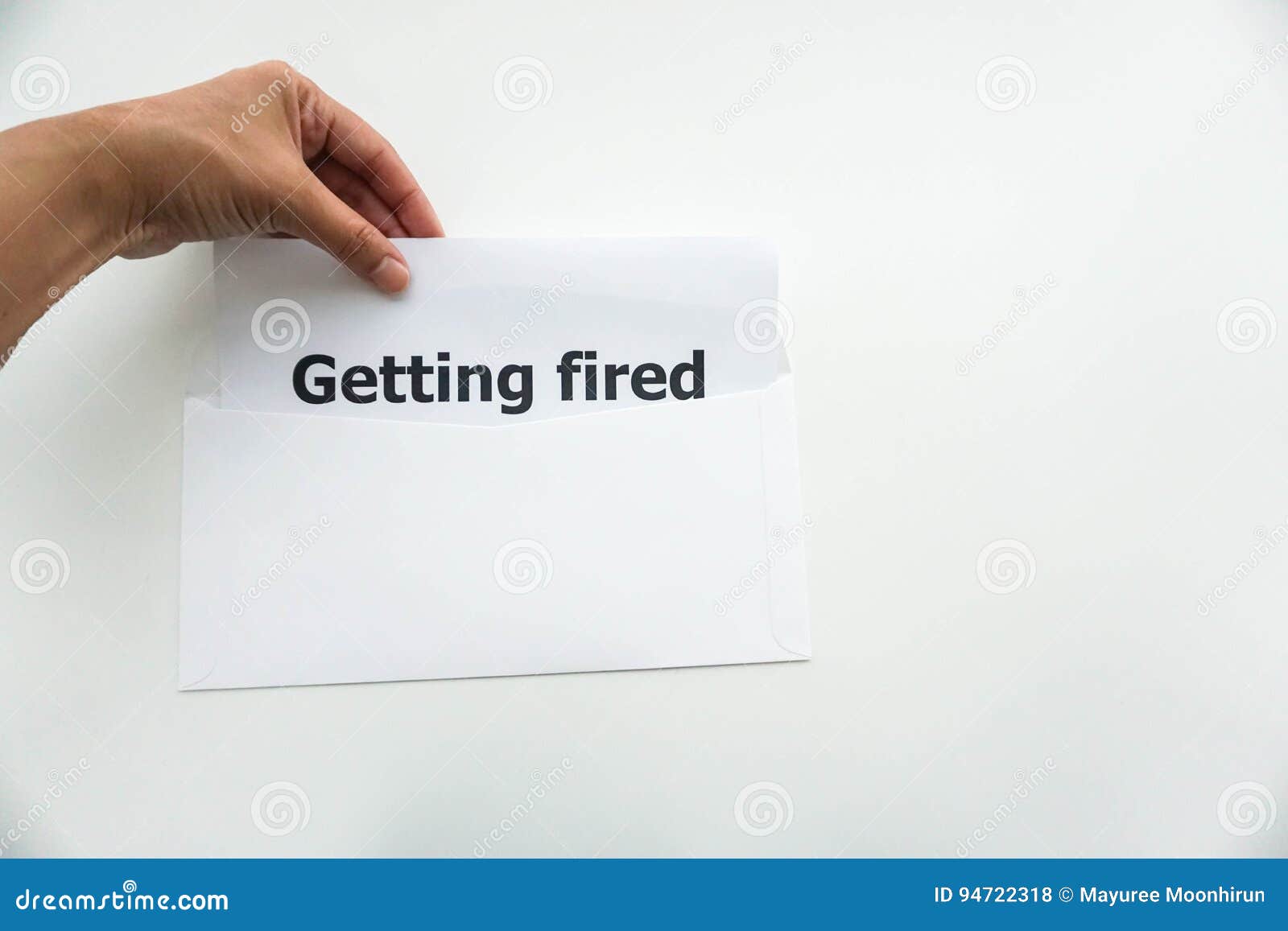 Concept of Employee Getting Fired from the Company Stock Photo - Image ...