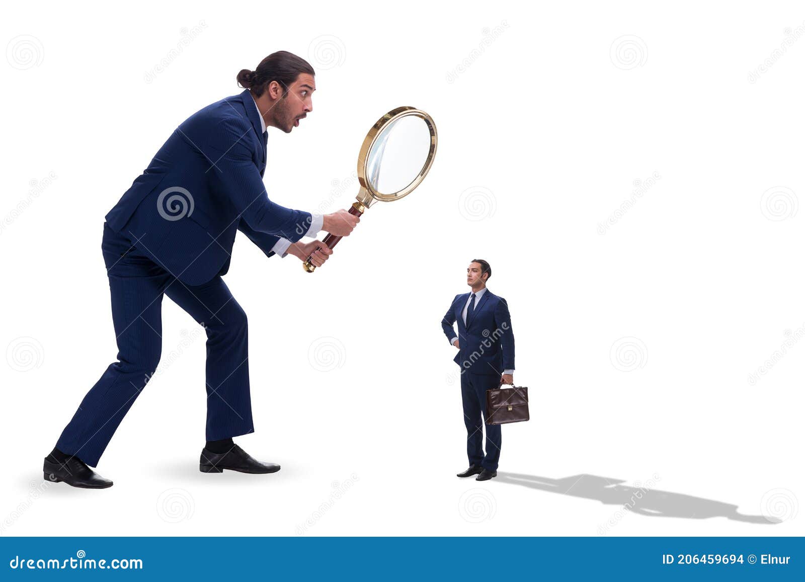 Concept of Employee Monitoring by Boss Stock Photo - Image of ...