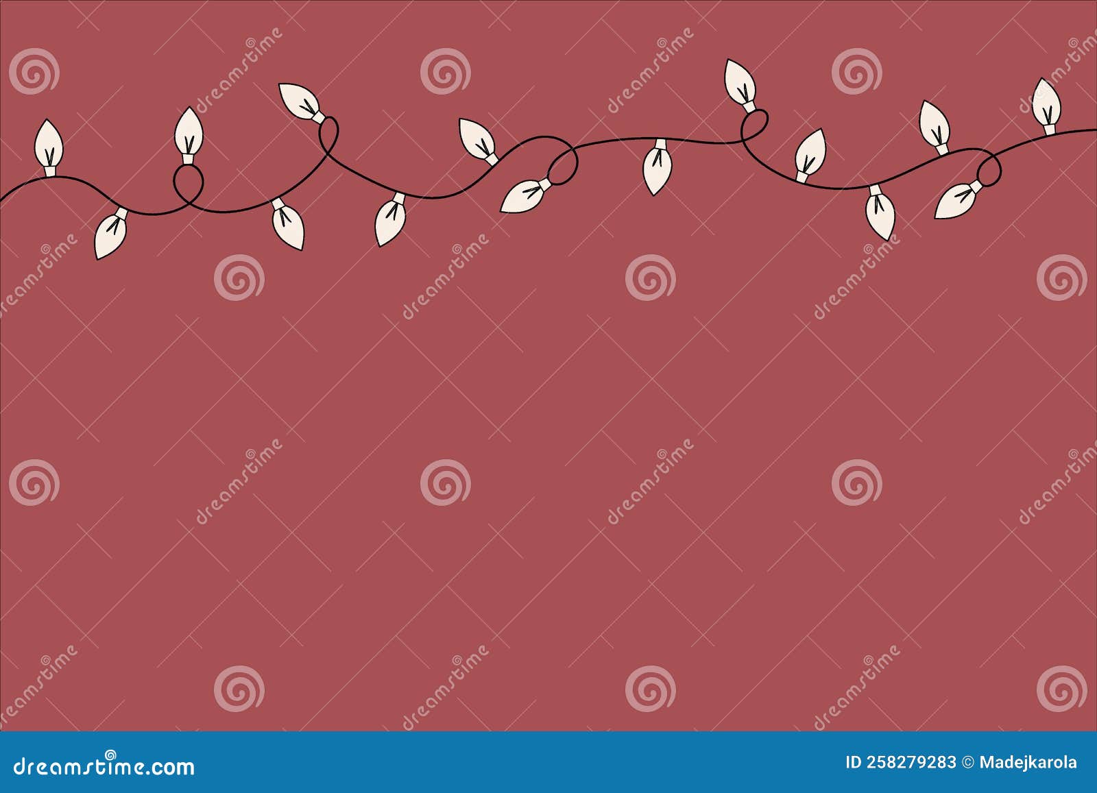 Concept of an Empty Background with Festive Lights. Christmas Design ...