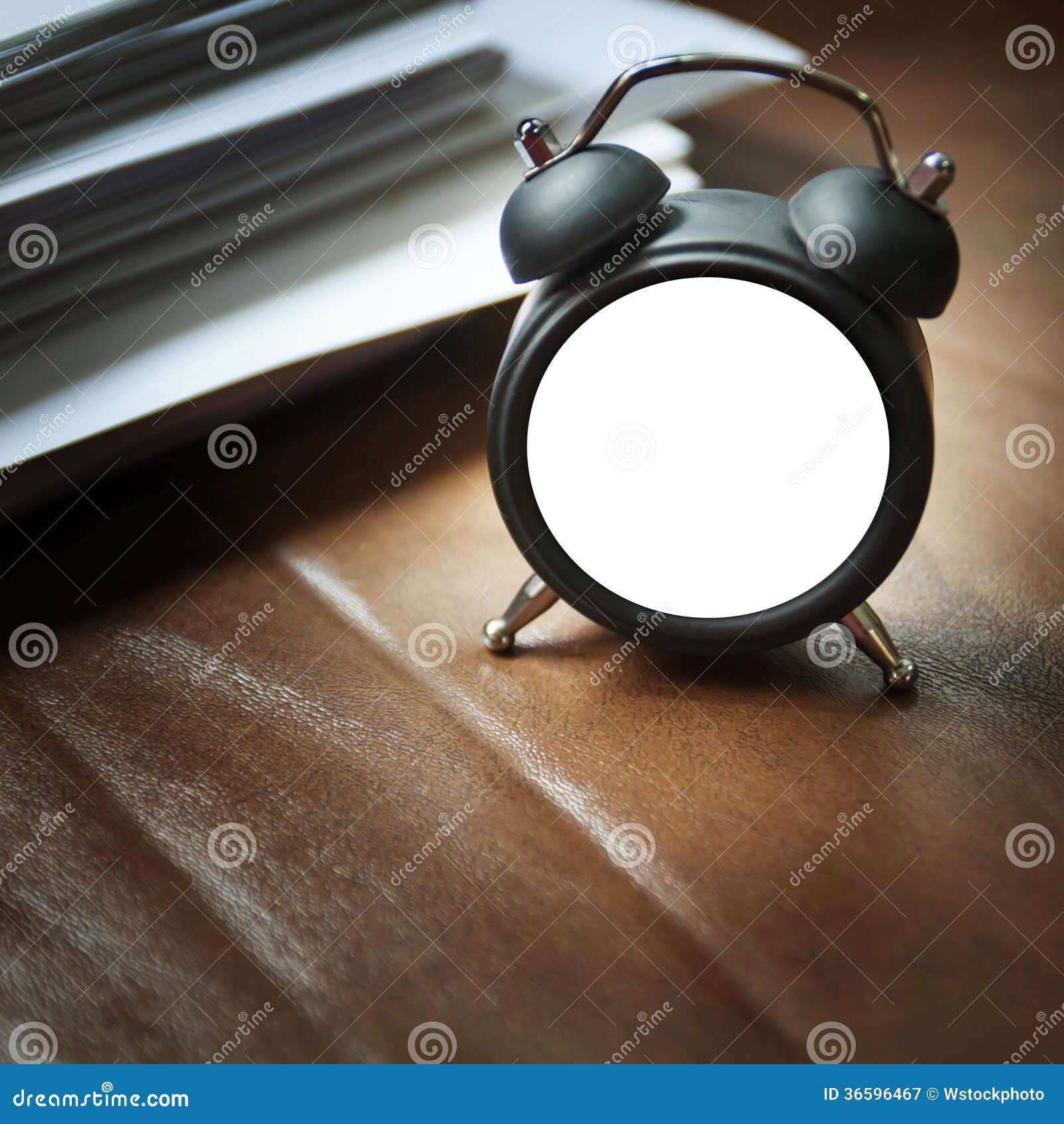 Concept of a Empty Clock Can Not Tell about All Time Stock Image ...